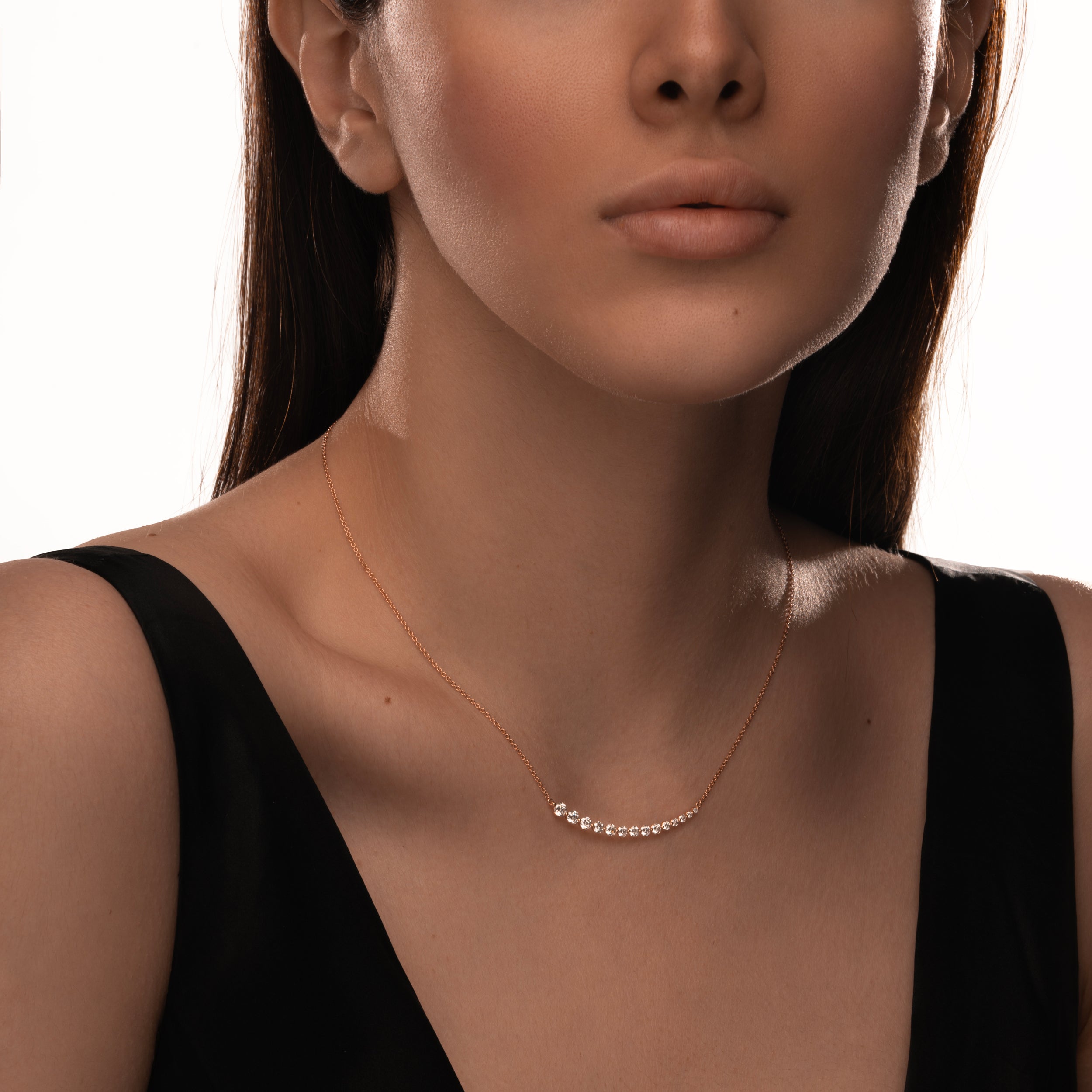 Radiant Beam Diamond Necklace – Hassanzadeh